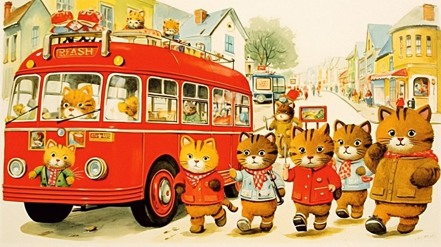 Richard Scarry Midjourney style | Andrei Kovalev's Midlibrary