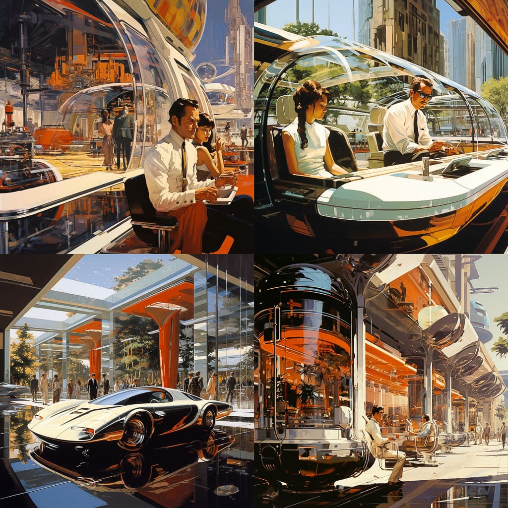 Retrofuturism Midjourney style | Andrei Kovalev's Midlibrary