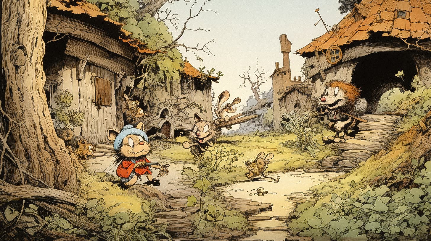 Walt Kelly Midjourney style | Andrei Kovalev's Midlibrary