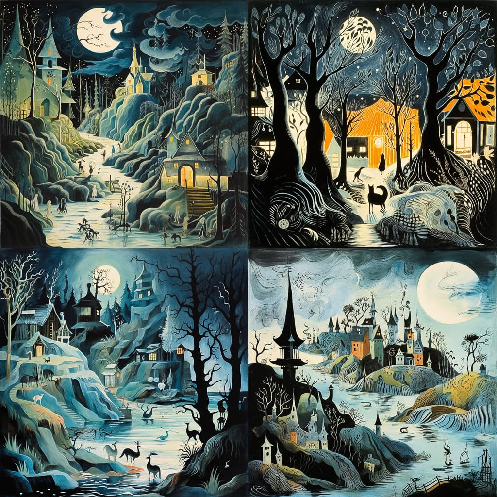 Raymond Briggs Midjourney style | Andrei Kovalev's Midlibrary