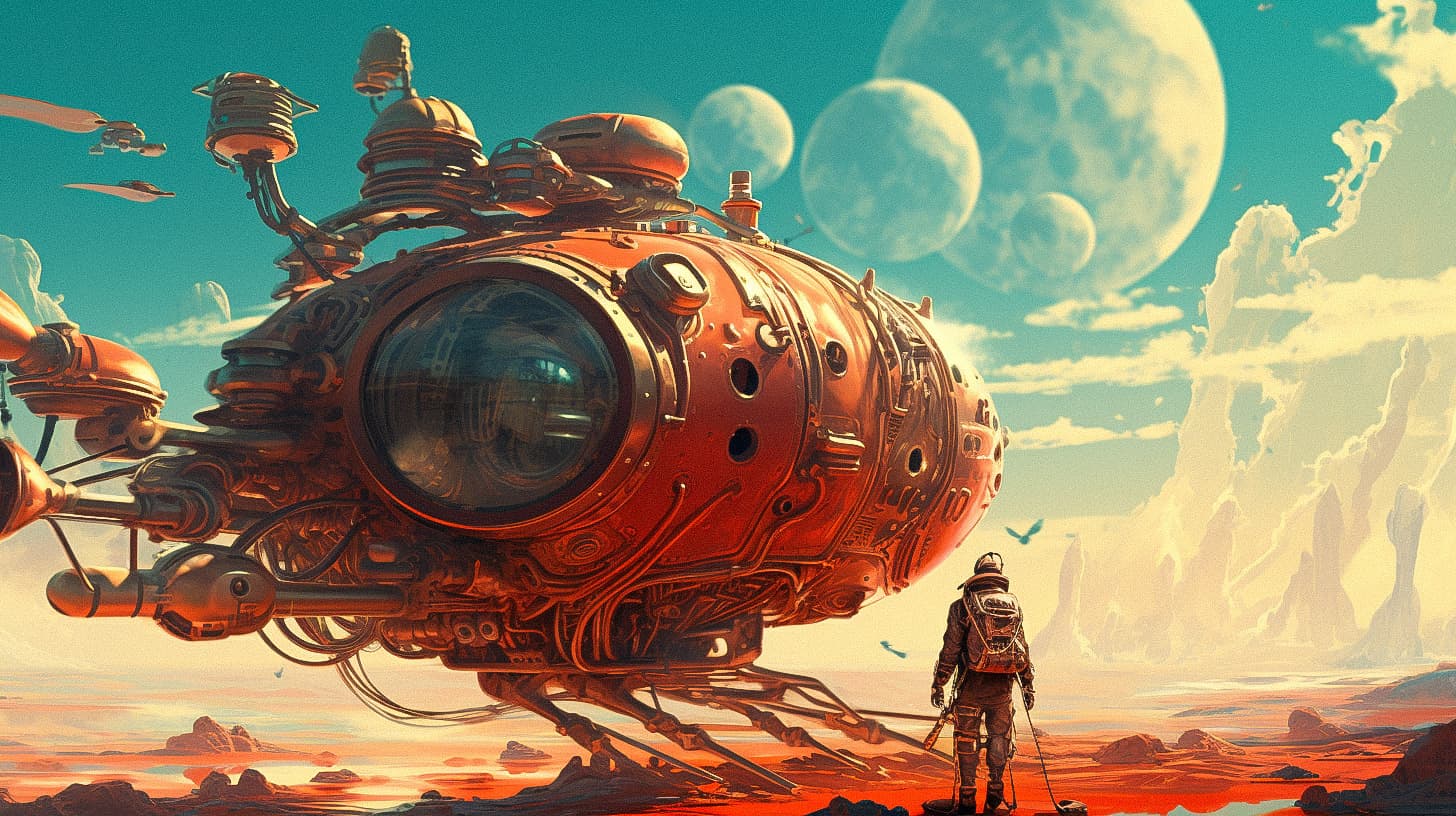 Atompunk Midjourney style | Andrei Kovalev's Midlibrary