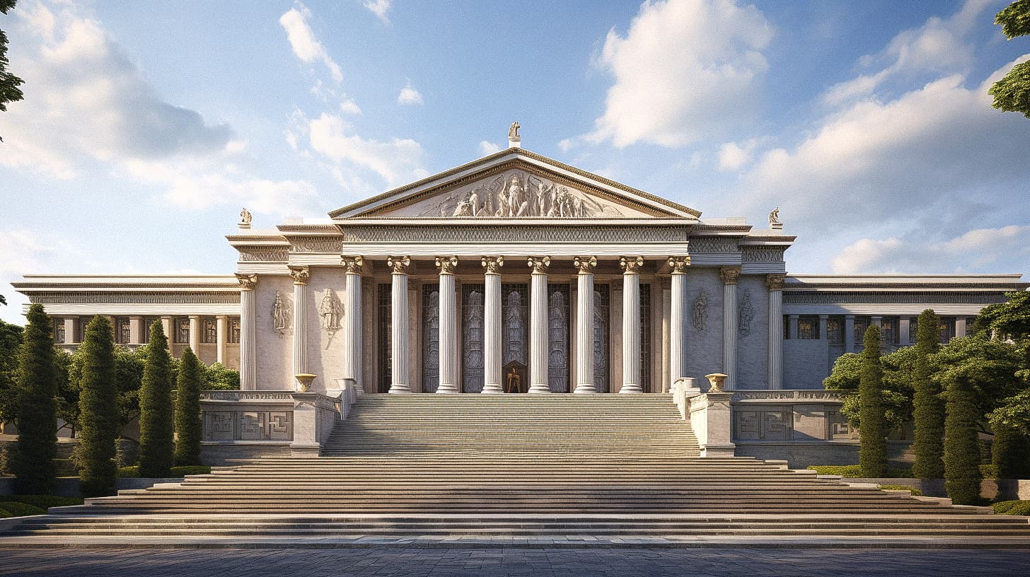 Neoclassical architecture Midjourney style | Andrei Kovalev's Midlibrary