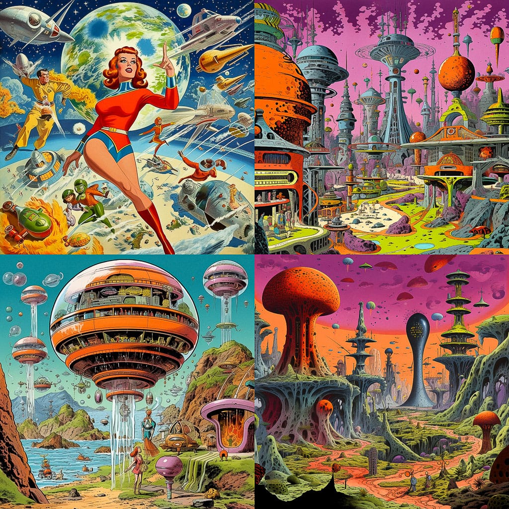 Adi Granov Midjourney style | Andrei Kovalev's Midlibrary