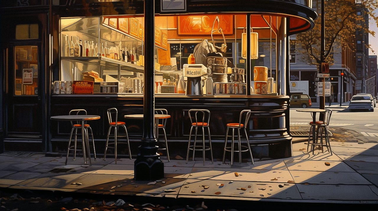 Richard Estes Midjourney style | Andrei Kovalev's Midlibrary