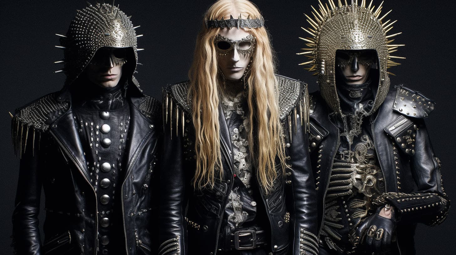 Metalhead fashion Midjourney style | Andrei Kovalev's Midlibrary