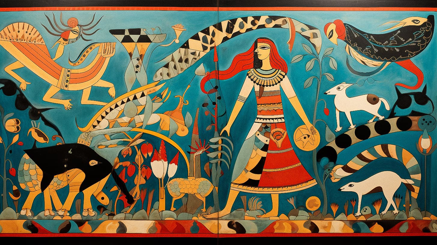 Minoan art Midjourney style | Andrei Kovalev's Midlibrary