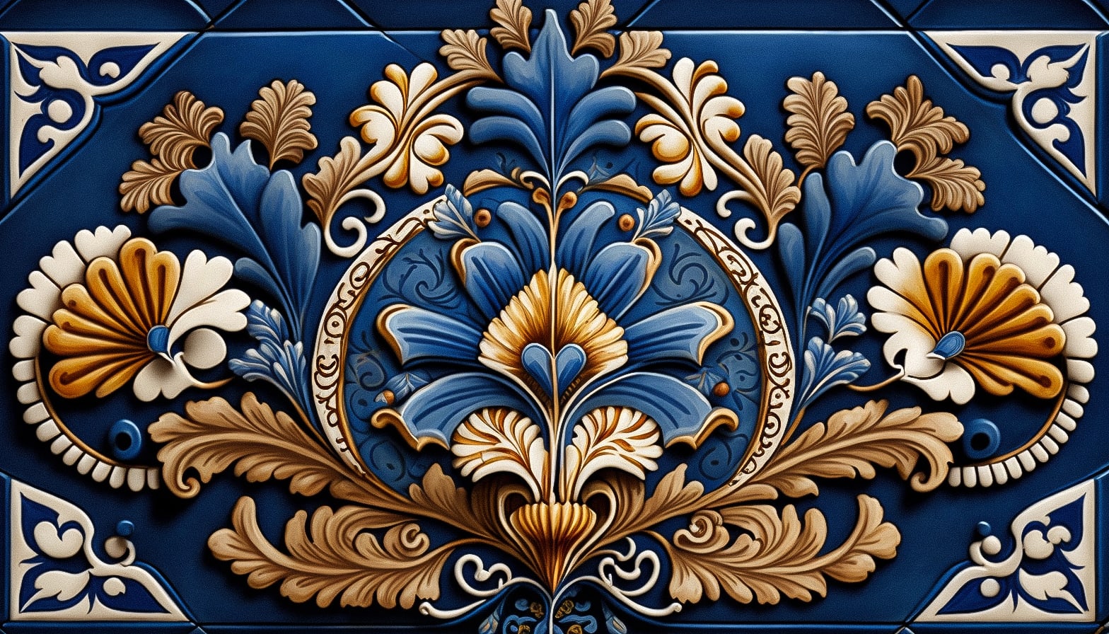 Azulejo Midjourney style | Andrei Kovalev's Midlibrary