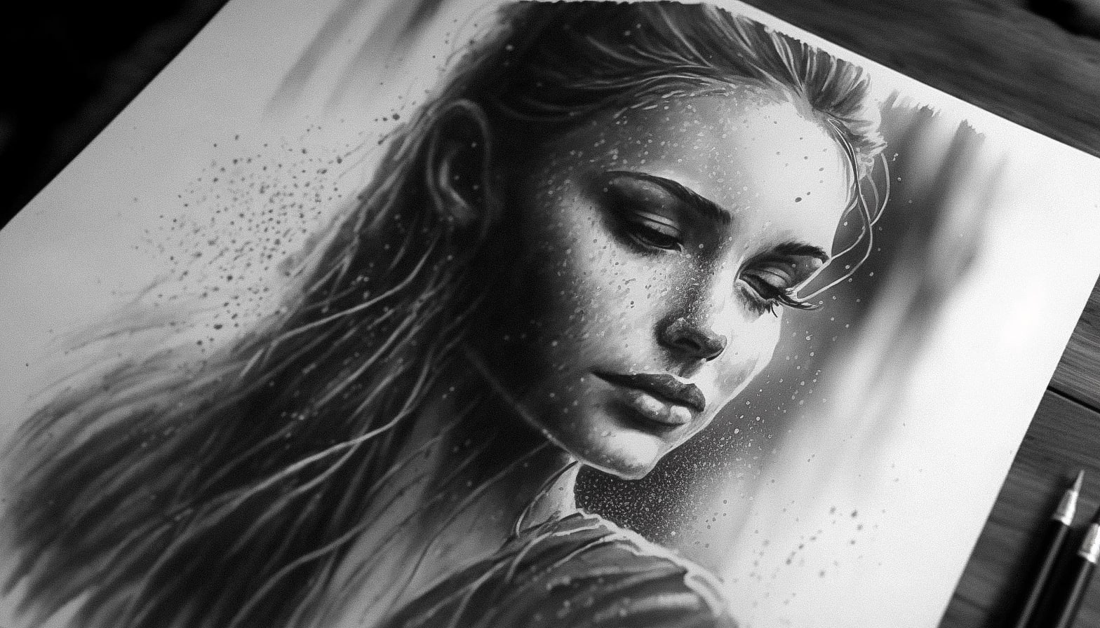 Dry brush drawing Midjourney style | Andrei Kovalev's Midlibrary