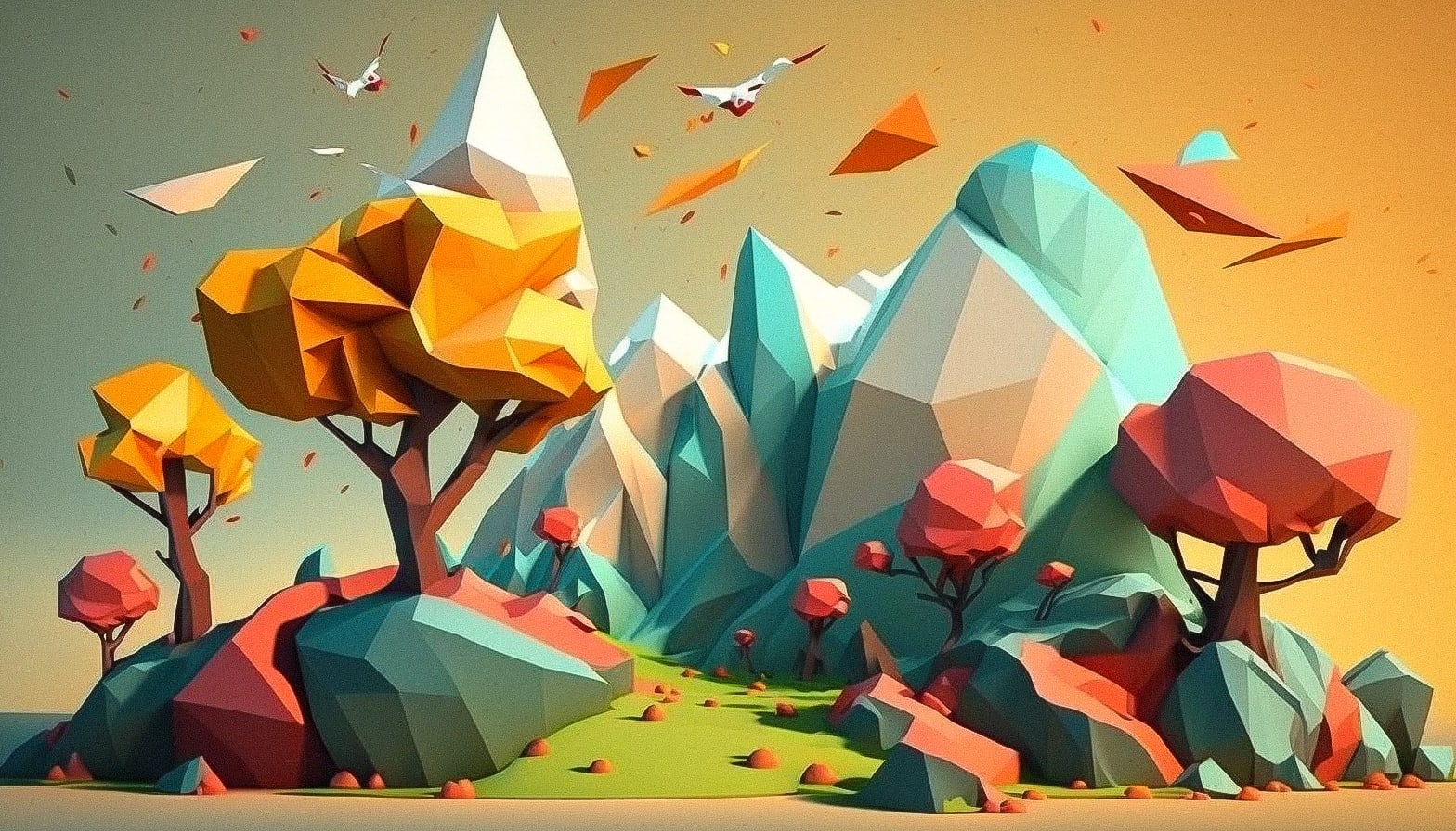 Low-poly Midjourney style | Andrei Kovalev's Midlibrary
