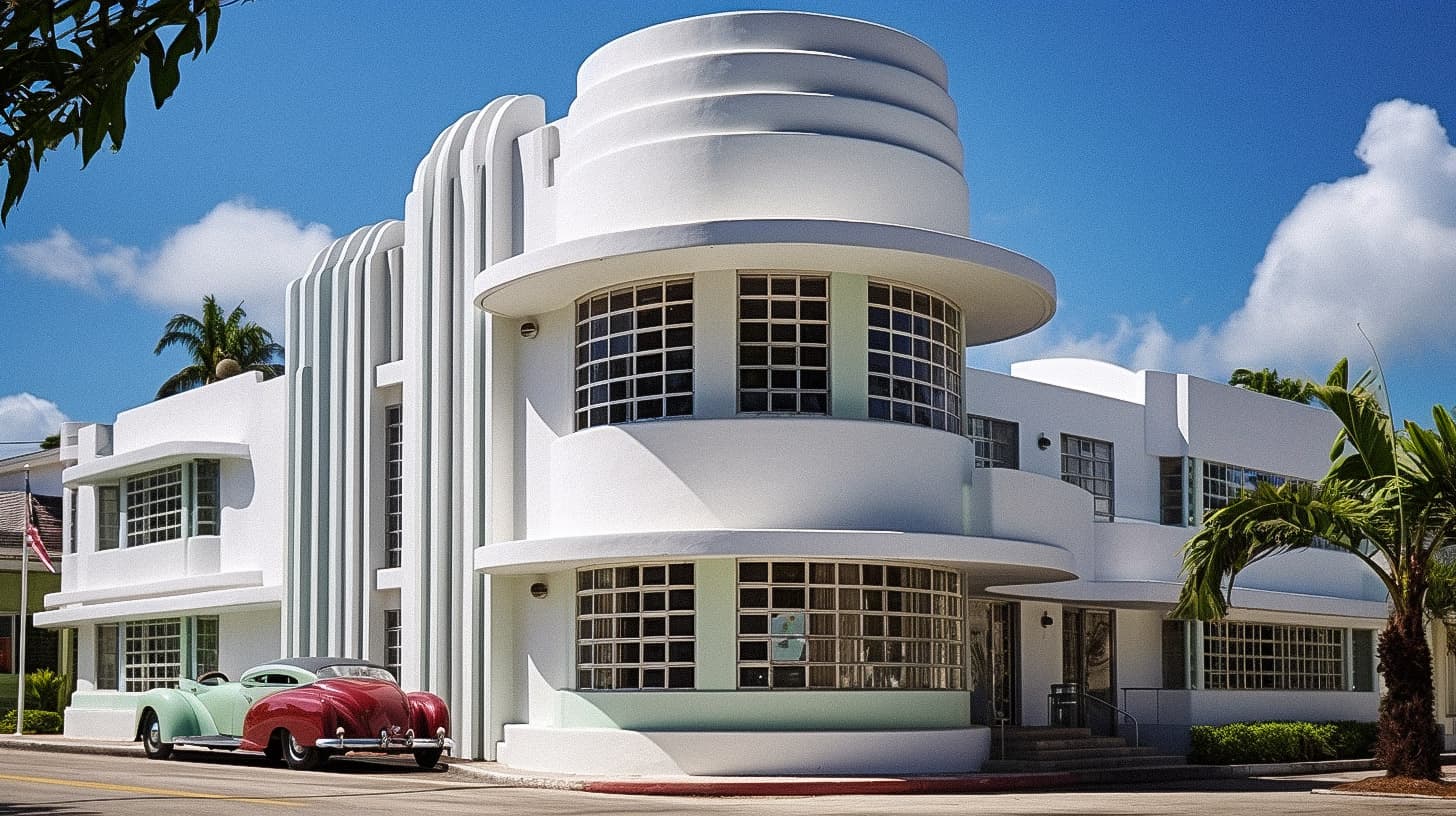 Streamline Moderne architecture Midjourney style | Andrei Kovalev's ...