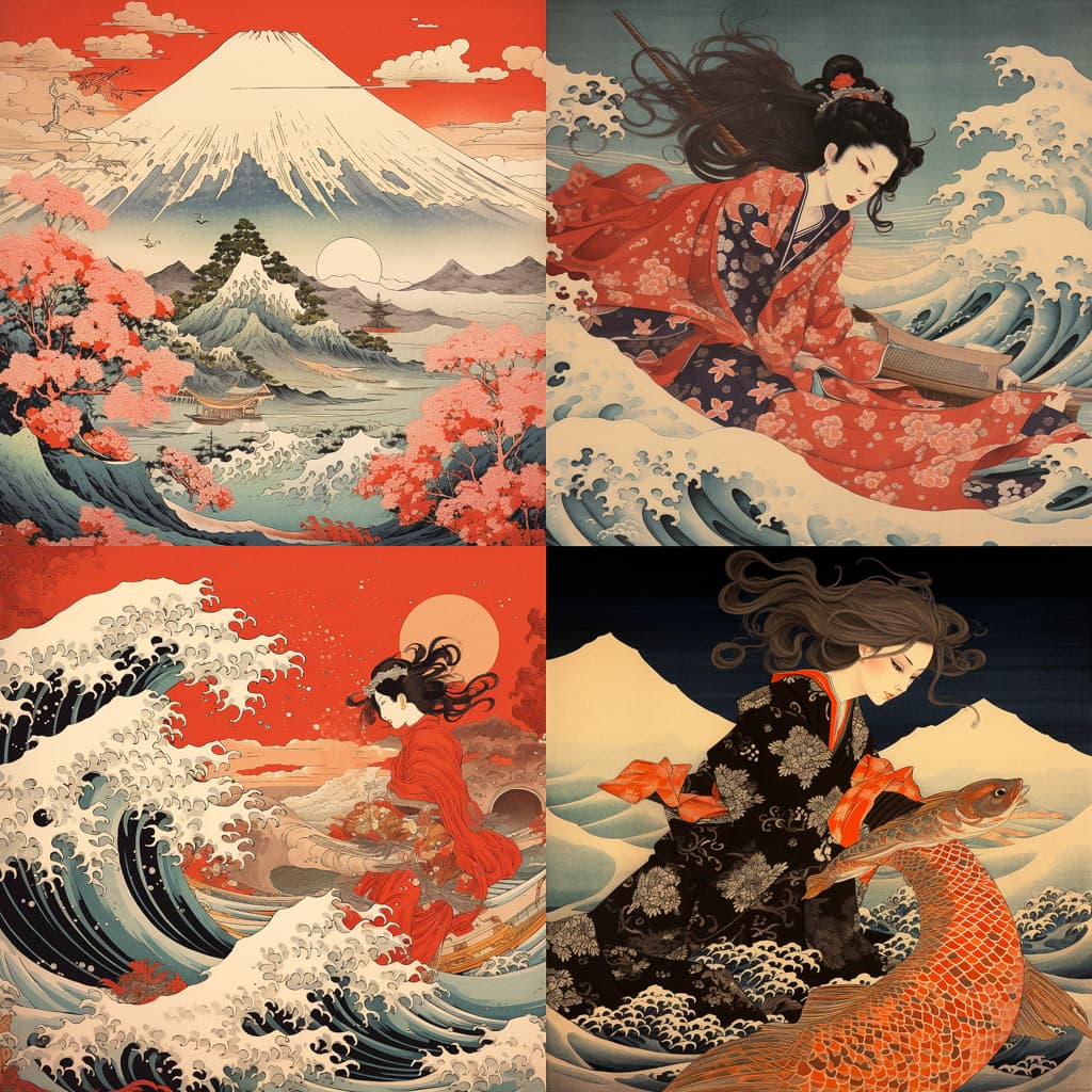 Silhouette Midjourney style | Andrei Kovalev's Midlibrary