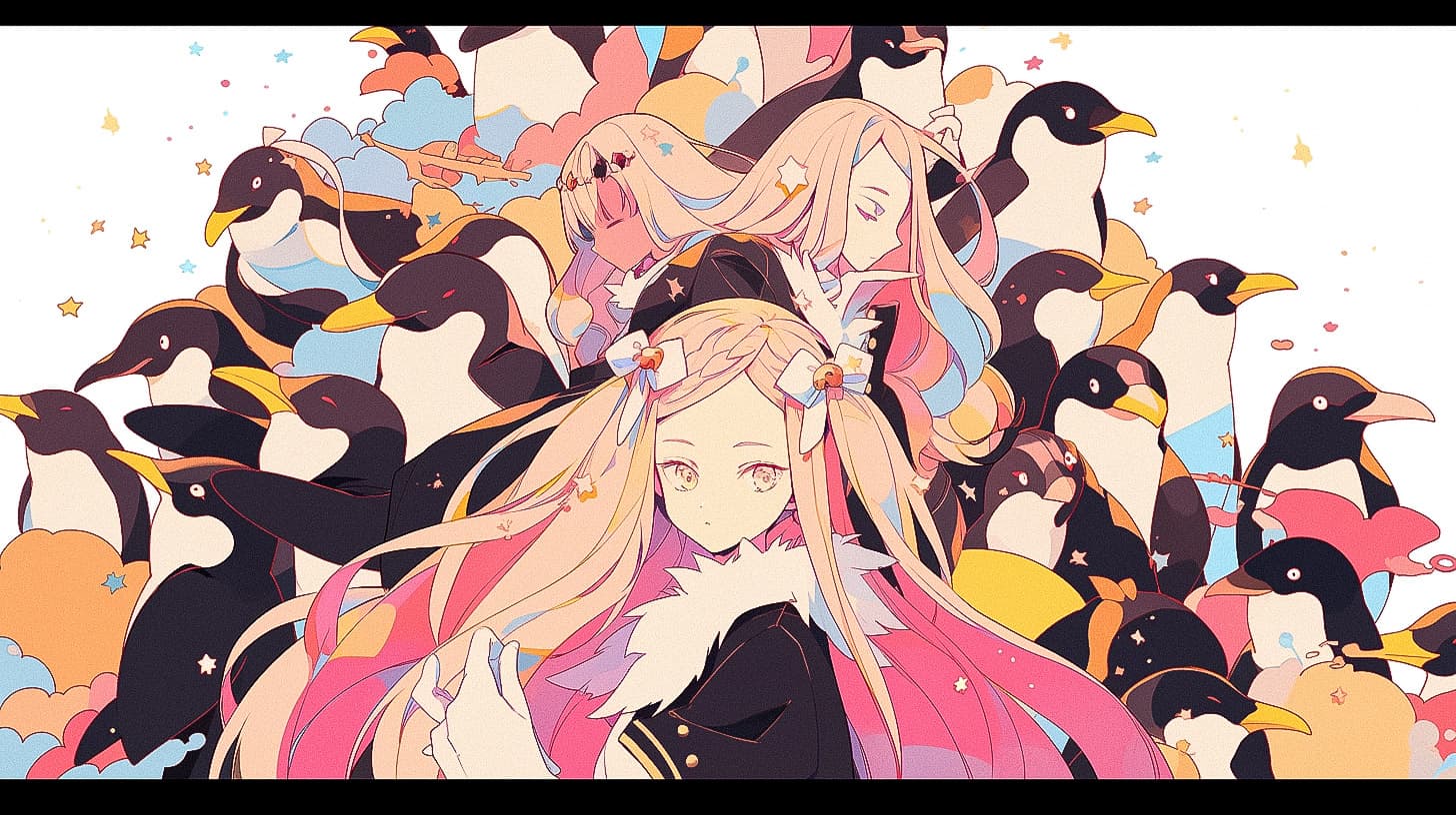 Mawaru Penguindrum Midjourney style | Andrei Kovalev's Midlibrary