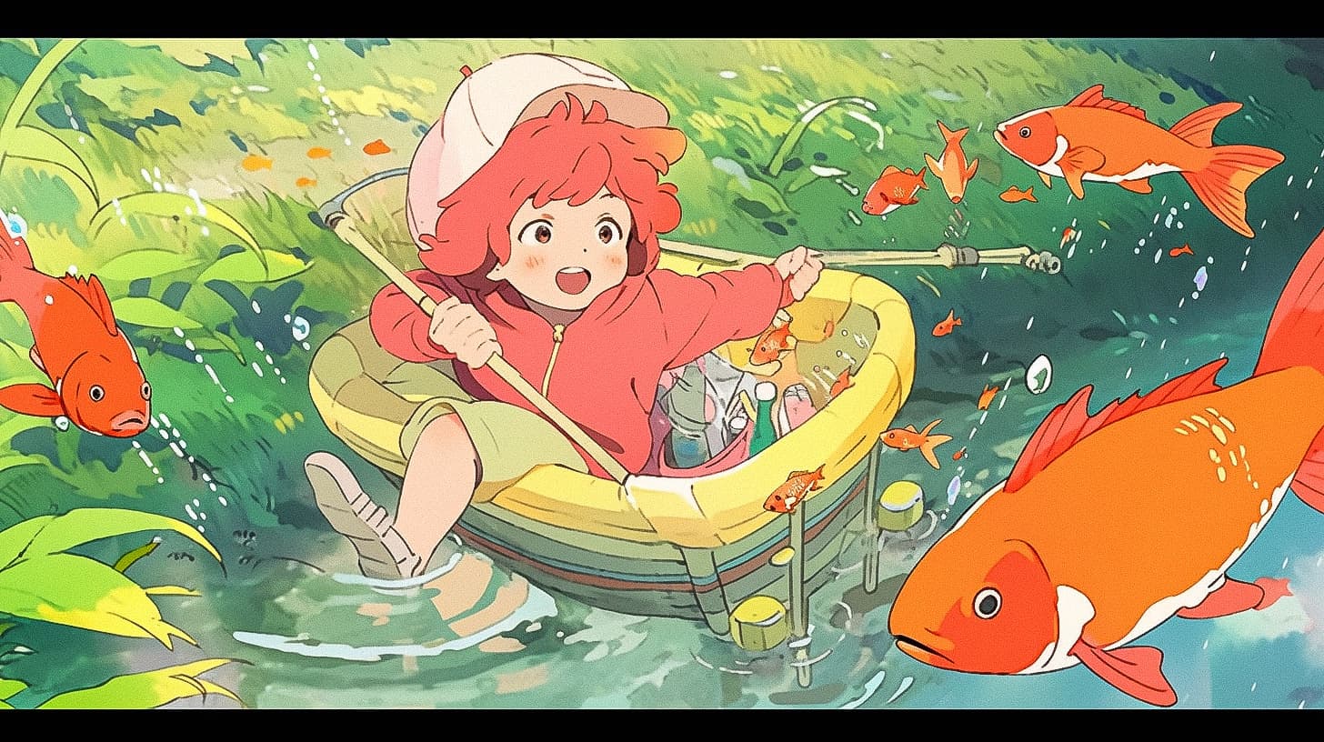 Ponyo Midjourney style | Andrei Kovalev's Midlibrary