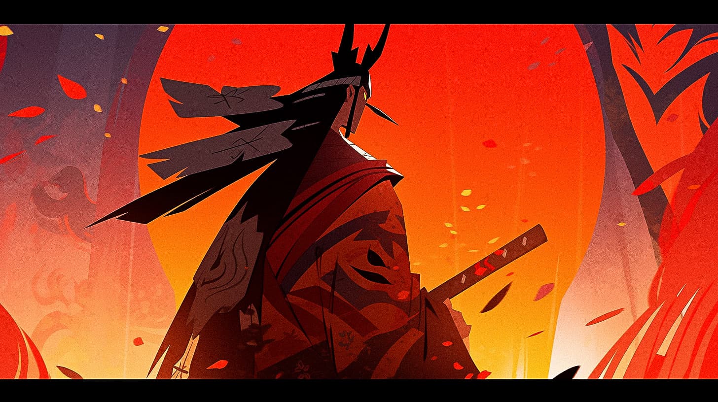 Samurai Jack Midjourney AI Style Tested! | Andrei Kovalev's Midlibrary