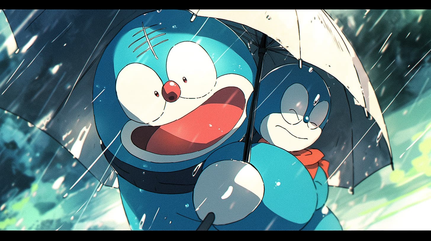 Doraemon Midjourney AI Style Tested! | Andrei Kovalev's Midlibrary