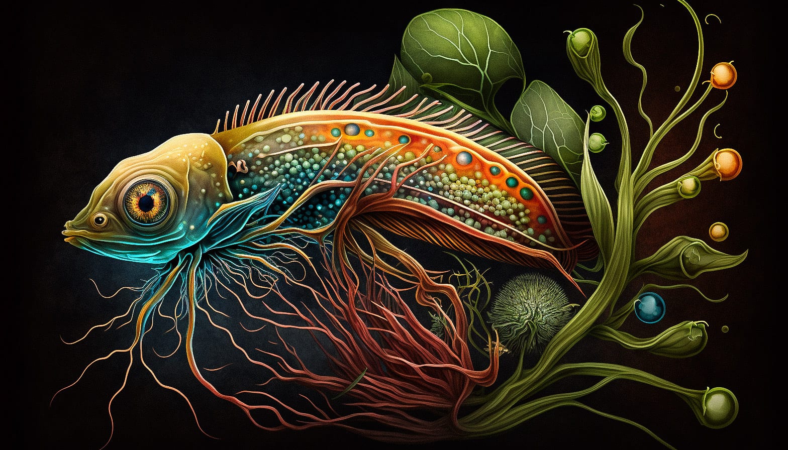 Biological illustration Midjourney style | Andrei Kovalev's Midlibrary