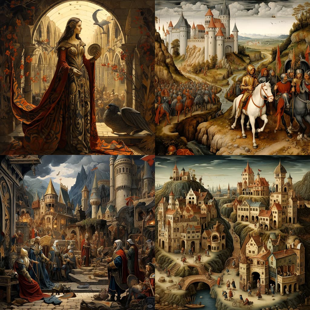 Eleanor Fortescue-Brickdale Midjourney style | Andrei Kovalev's Midlibrary