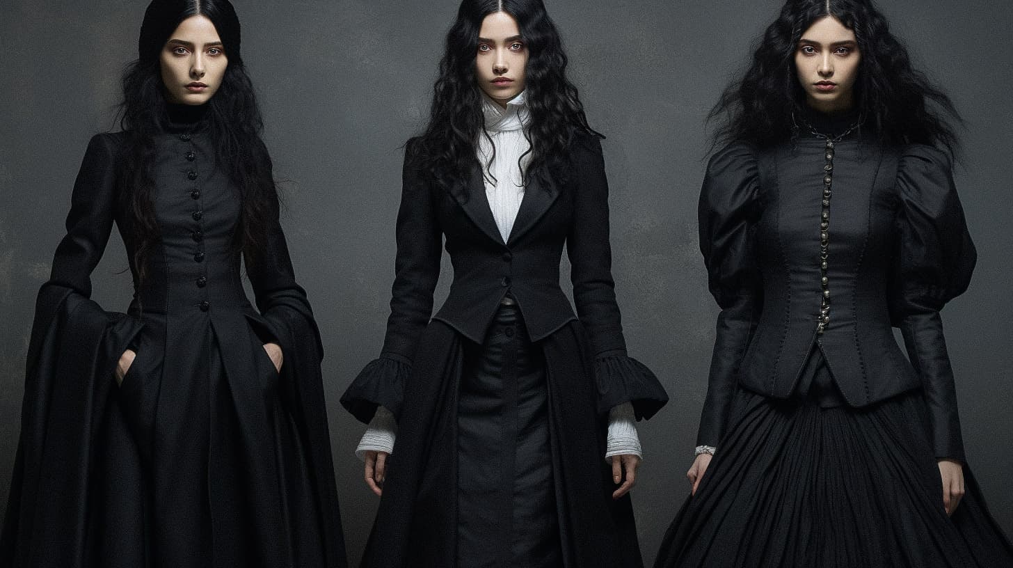 Dark Academia fashion Midjourney style | Andrei Kovalev's Midlibrary