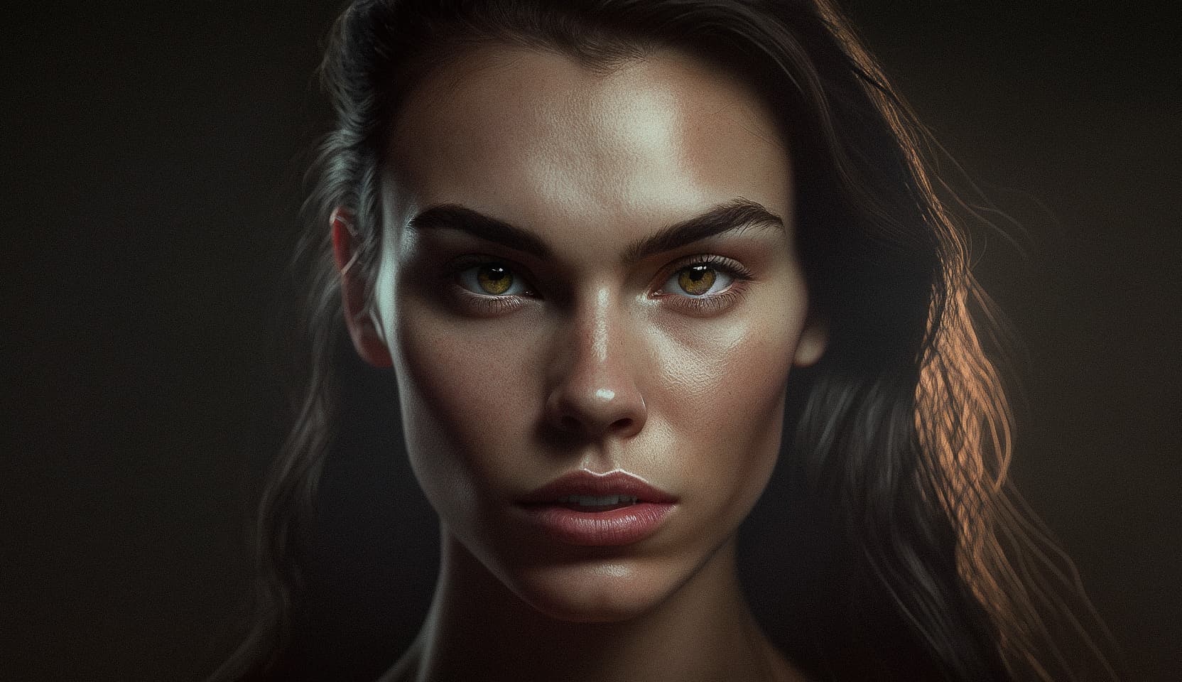 Portrait shot with hard lighting Midjourney style | Andrei Kovalev's ...
