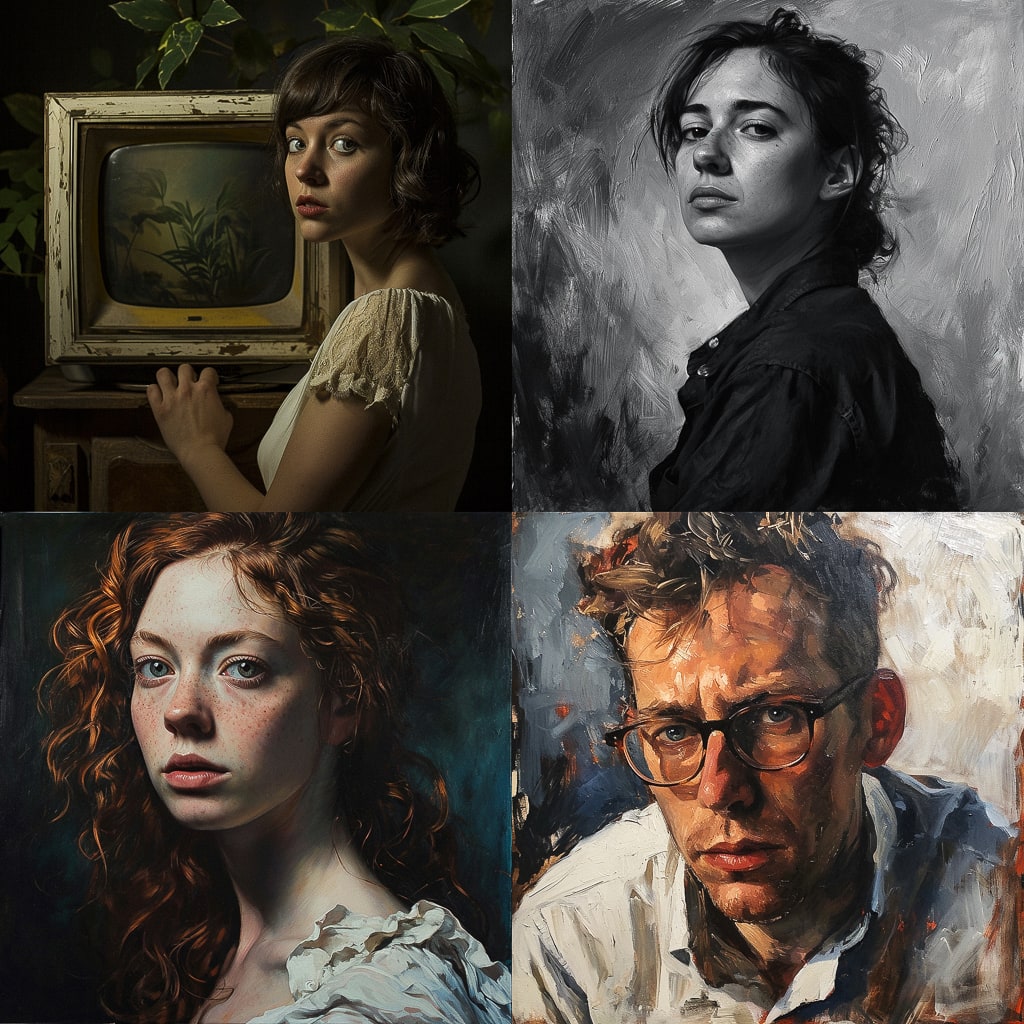 Midjourney AI Styles featuring Portraits | Andrei Kovalev's Midlibrary