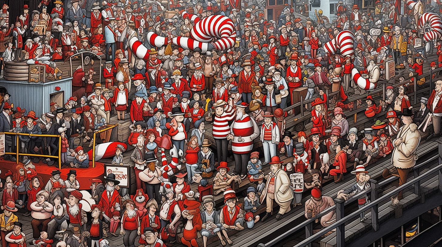 Where is Waldo Midjourney style | Andrei Kovalev's Midlibrary