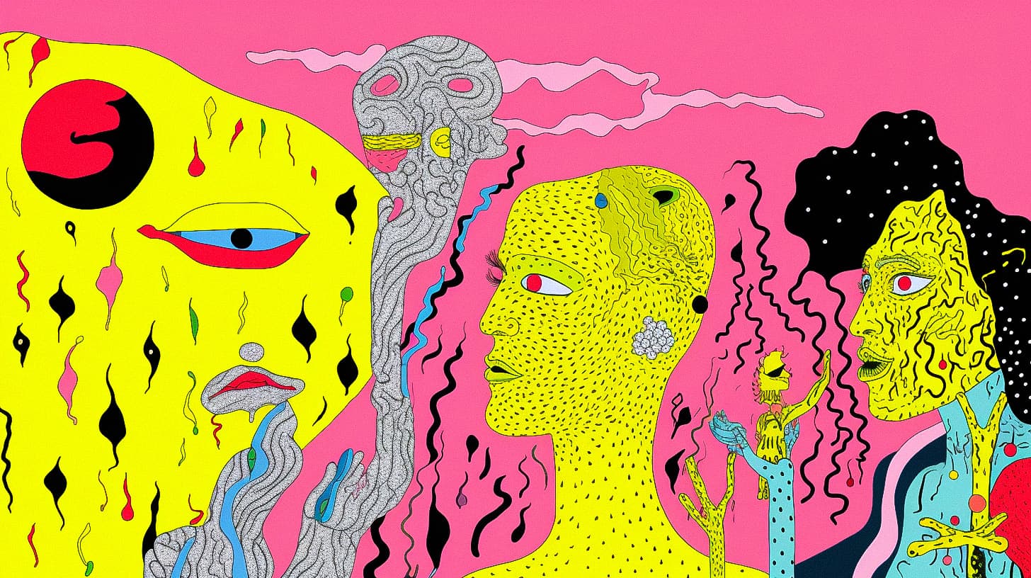 Michael DeForge Midjourney style | Andrei Kovalev's Midlibrary