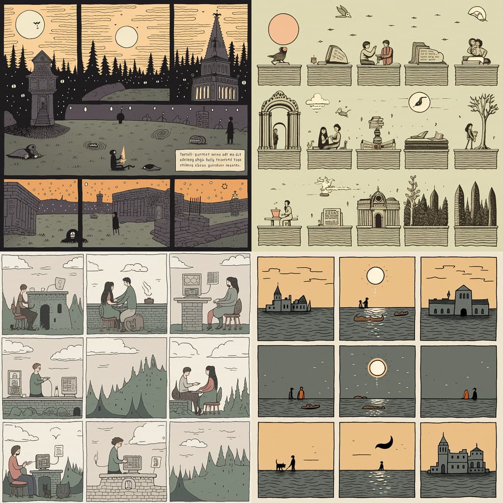 Matt Bors Midjourney style | Andrei Kovalev's Midlibrary