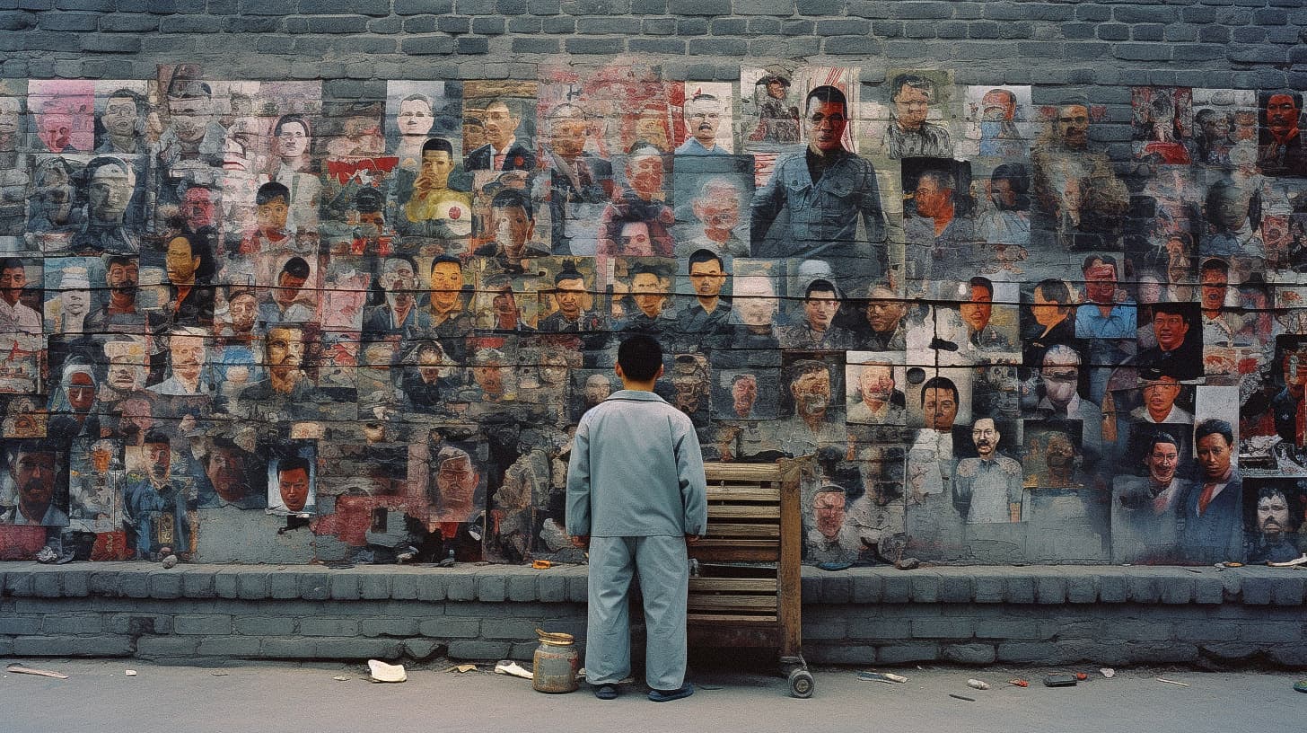 Liu Bolin Midjourney style | Andrei Kovalev's Midlibrary