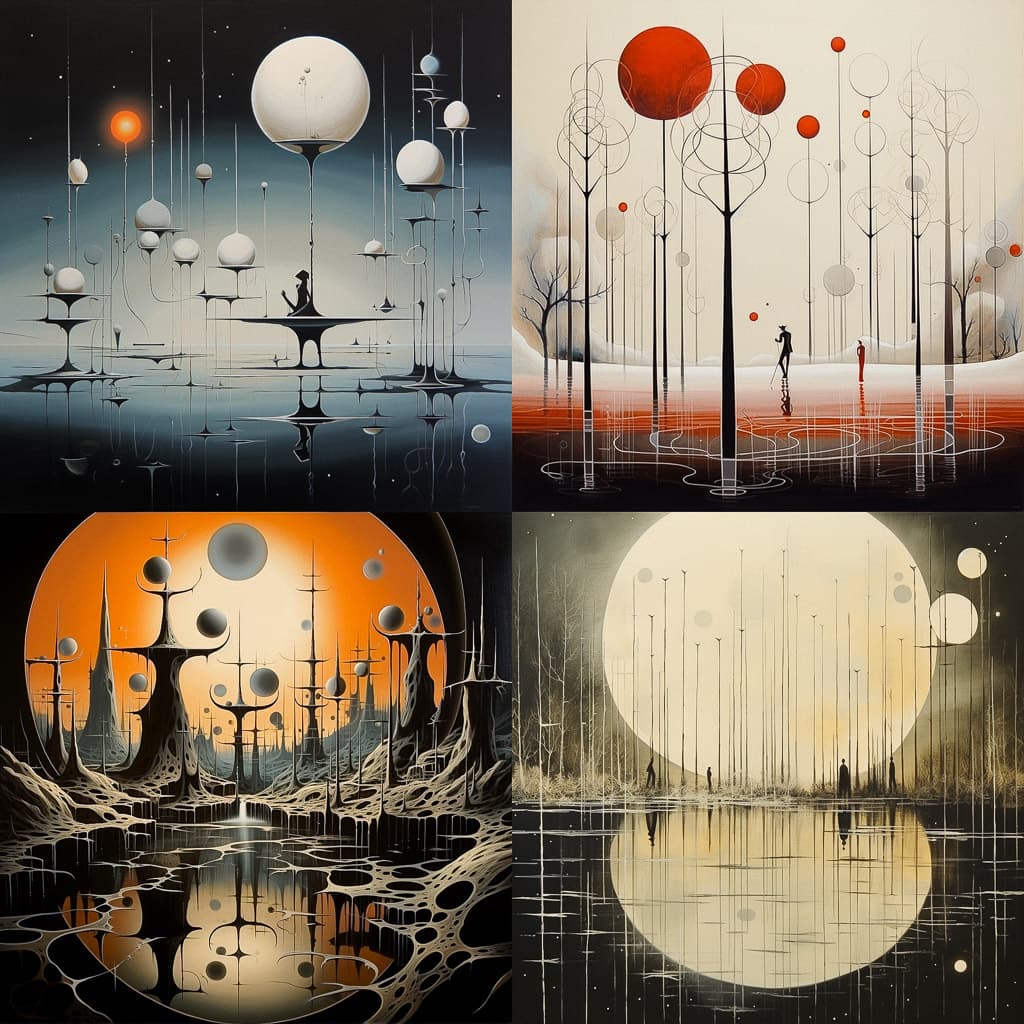 Cross processing print Midjourney style | Andrei Kovalev's Midlibrary