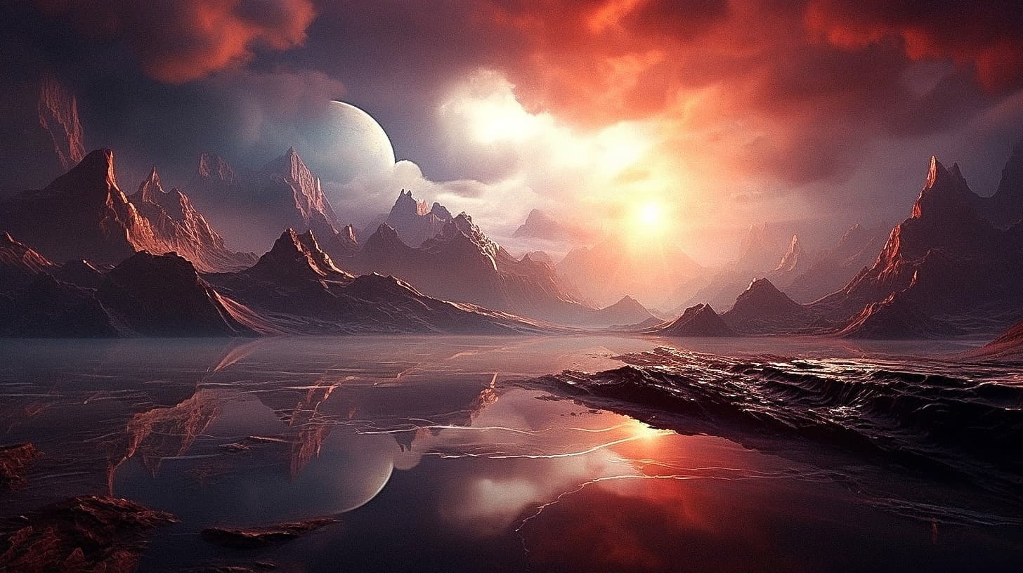 Marc Adamus Midjourney style | Andrei Kovalev's Midlibrary