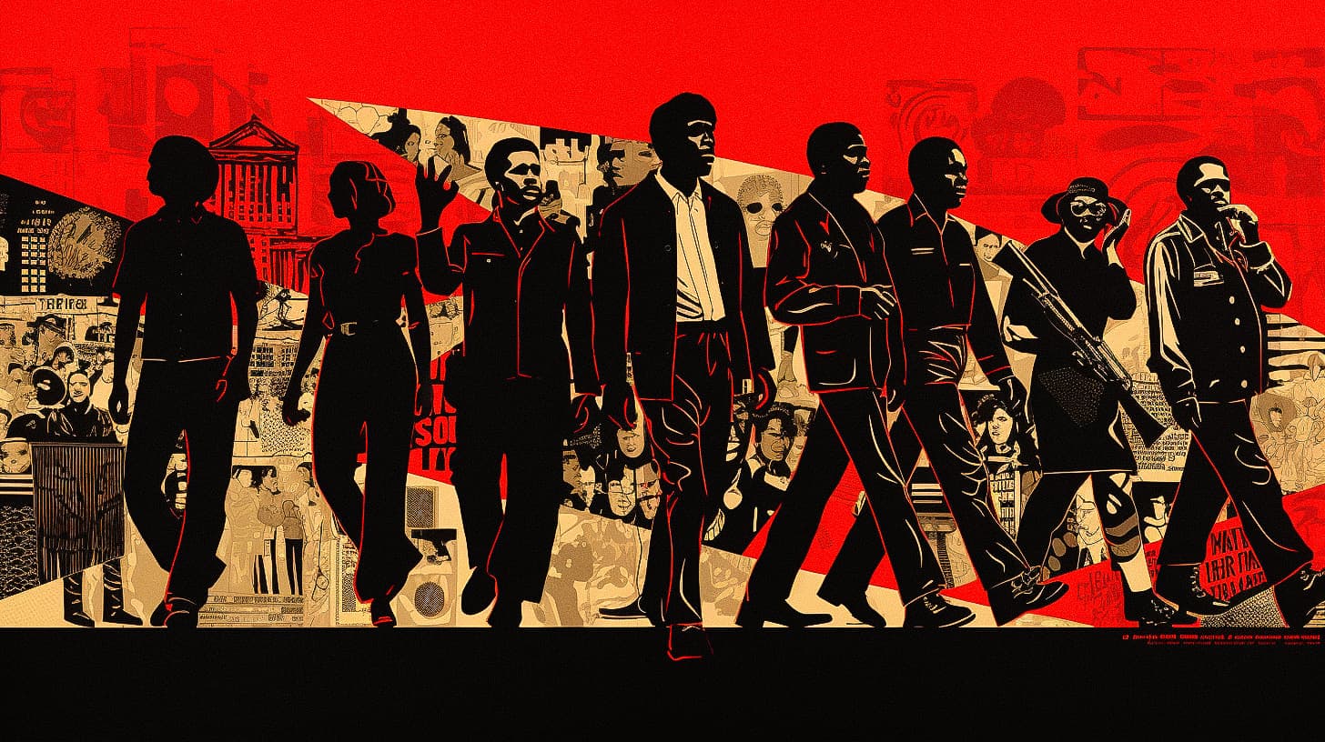 Emory Douglas Midjourney style | Andrei Kovalev's Midlibrary