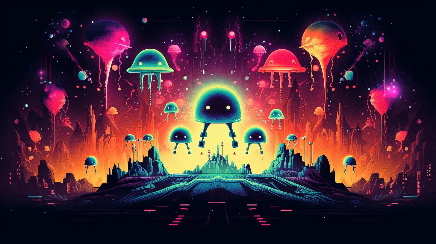 Space Invaders Midjourney style | Andrei Kovalev's Midlibrary