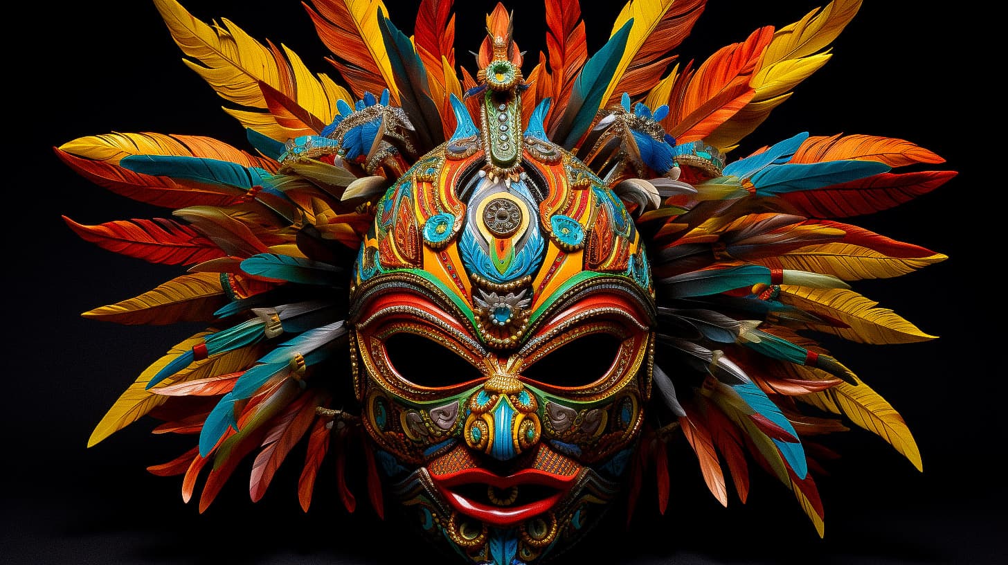Junkanoo mask Midjourney style | Andrei Kovalev's Midlibrary
