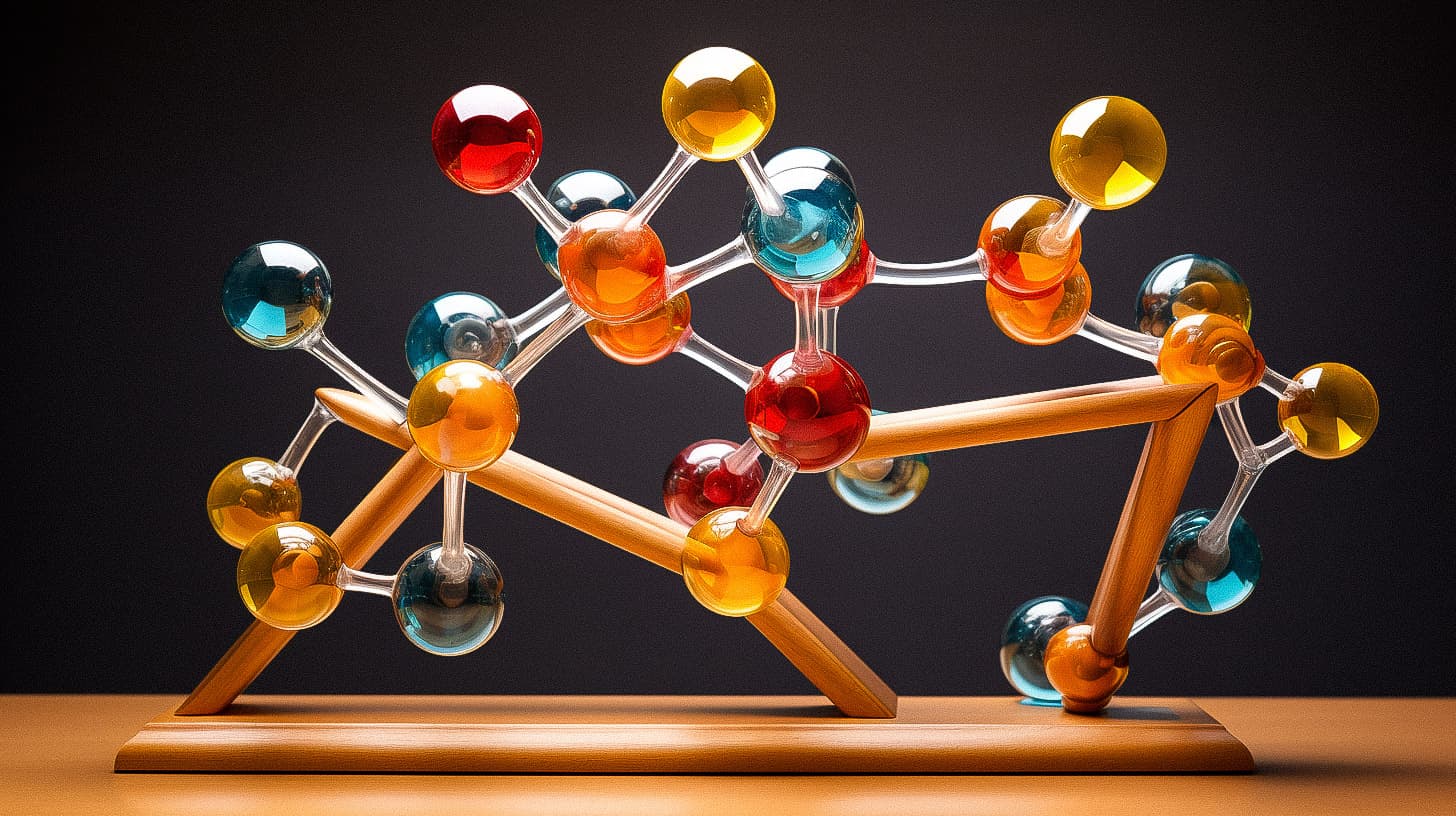 Molecular model Midjourney style | Andrei Kovalev's Midlibrary