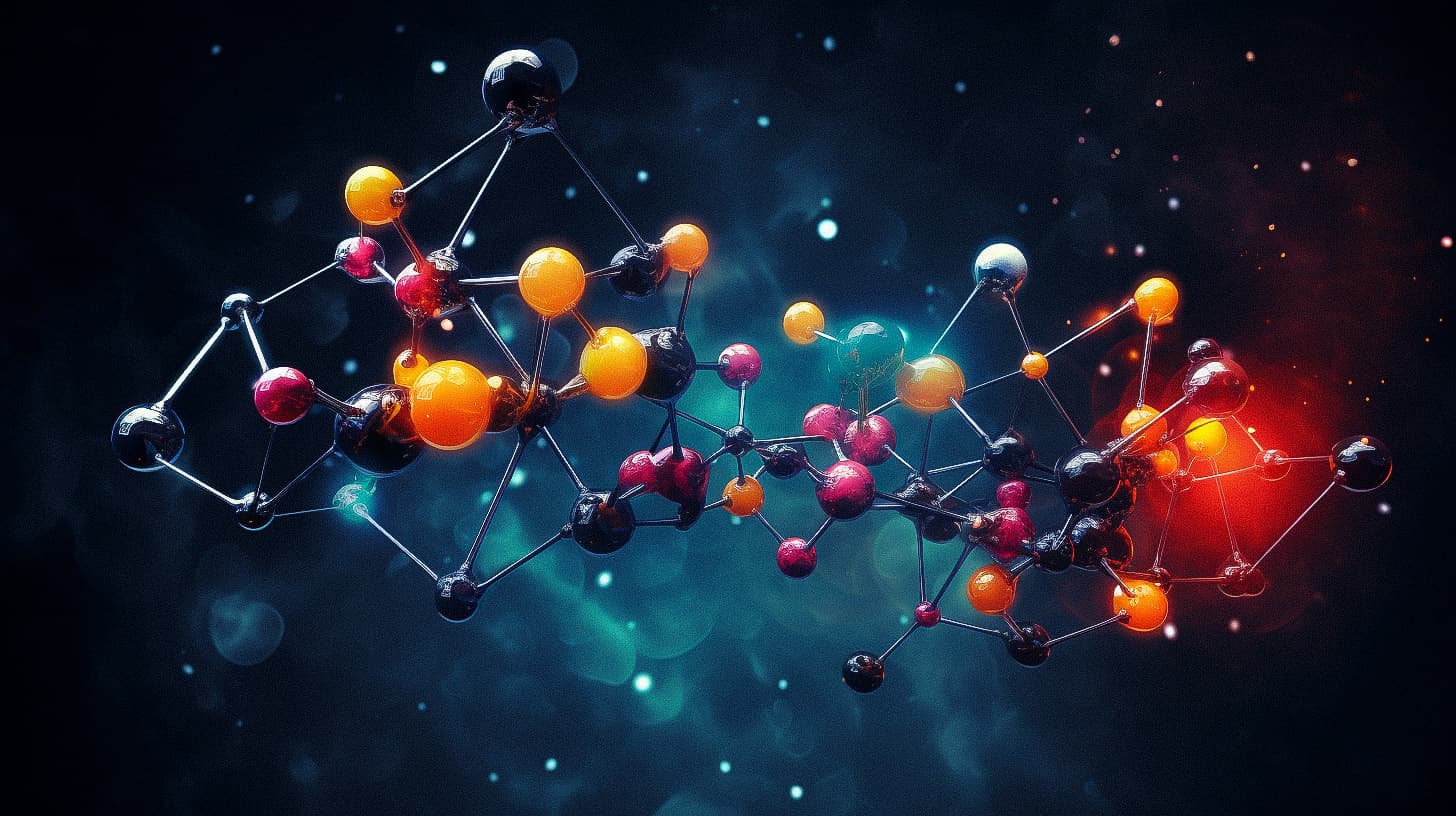 Chemical structure Midjourney style | Andrei Kovalev's Midlibrary