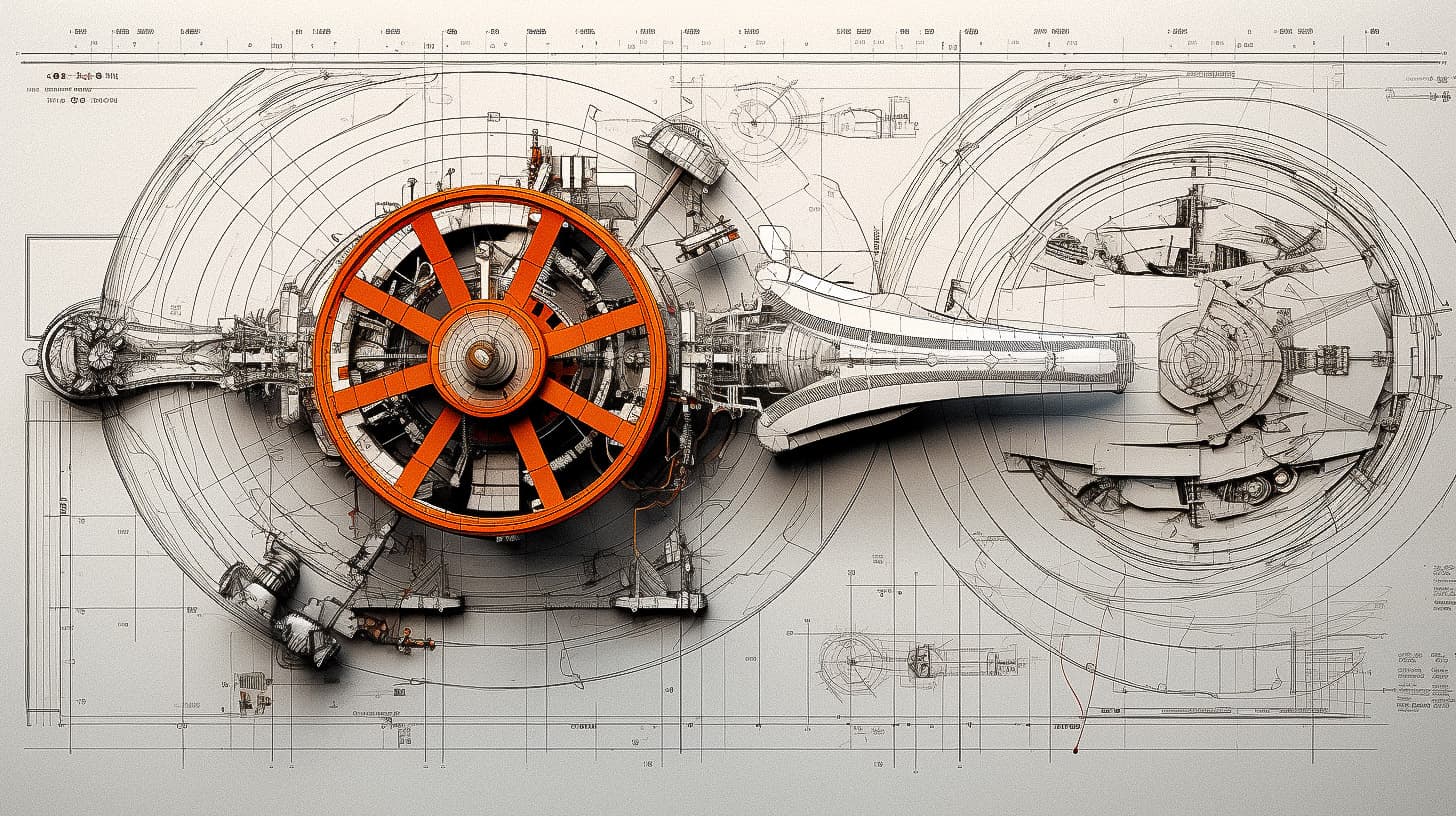 CAD drawing Midjourney style | Andrei Kovalev's Midlibrary