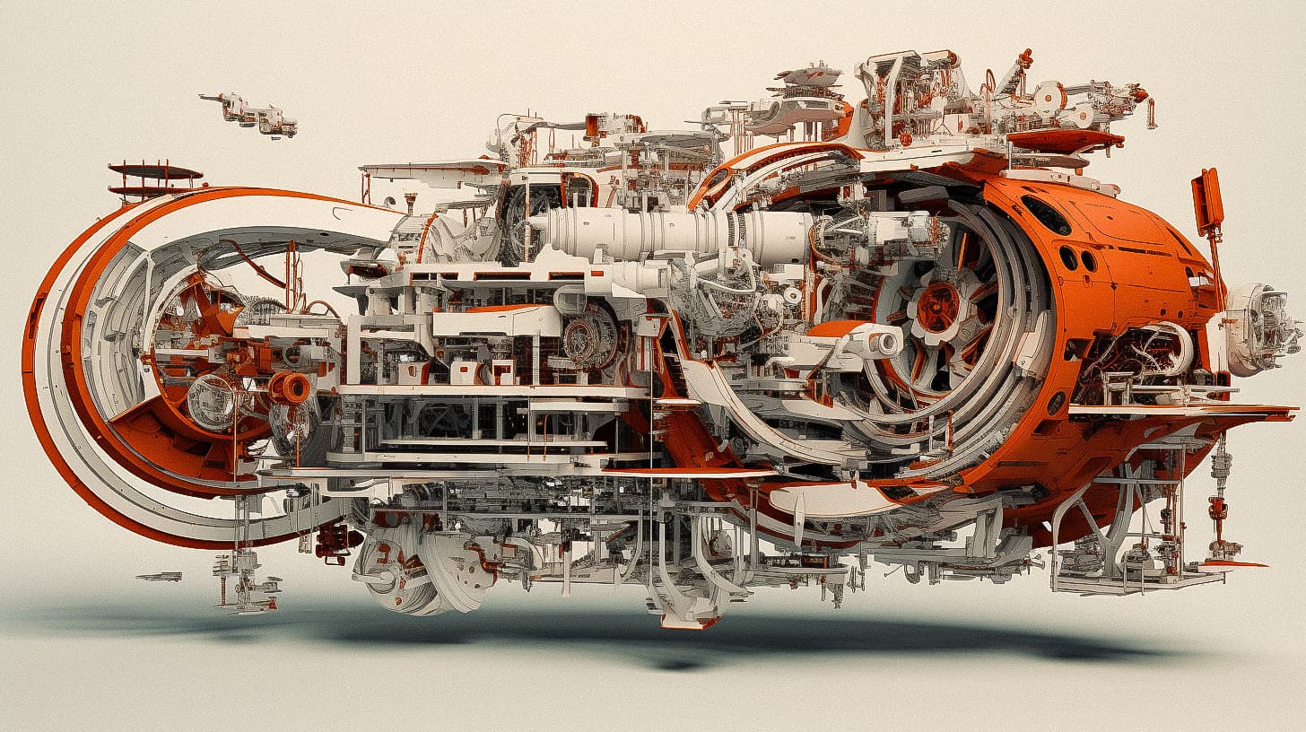 Exploded view Midjourney style | Andrei Kovalev's Midlibrary