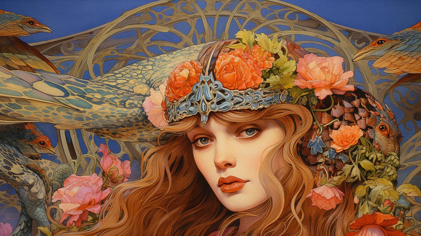 Louis Rhead Midjourney style | Andrei Kovalev's Midlibrary