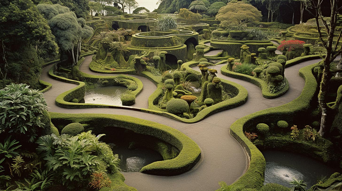 Roberto Burle Marx Midjourney style | Andrei Kovalev's Midlibrary