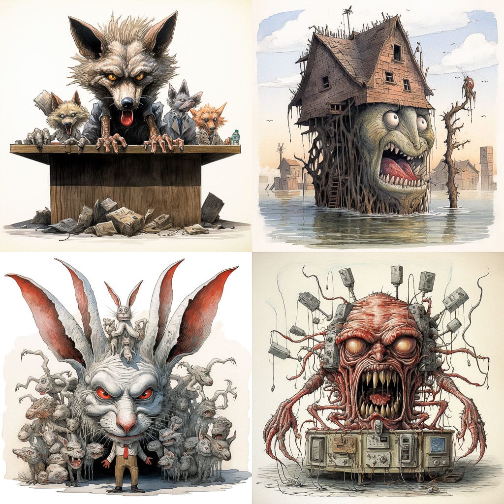 John Harris Midjourney style | Andrei Kovalev's Midlibrary