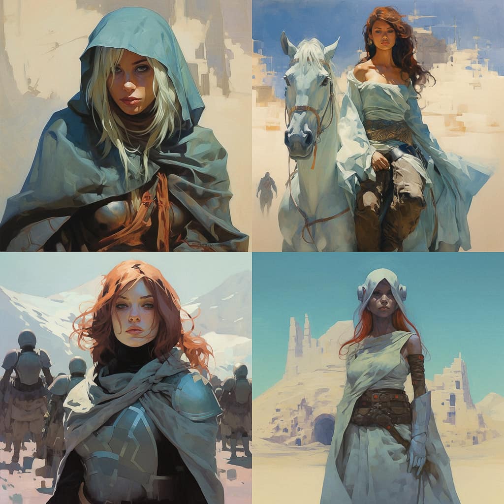 Judith Clay Midjourney style | Andrei Kovalev's Midlibrary