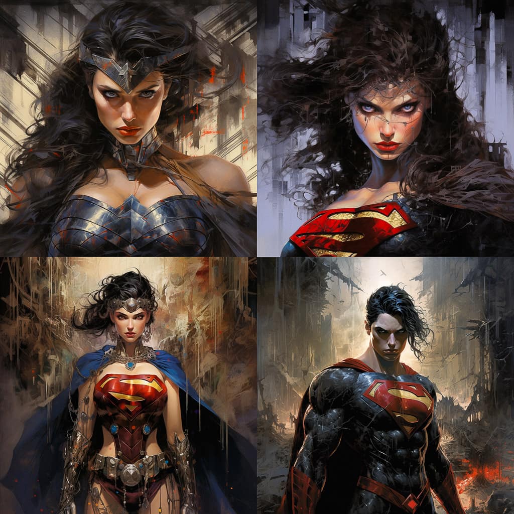 Gene Colan Midjourney style | Andrei Kovalev's Midlibrary