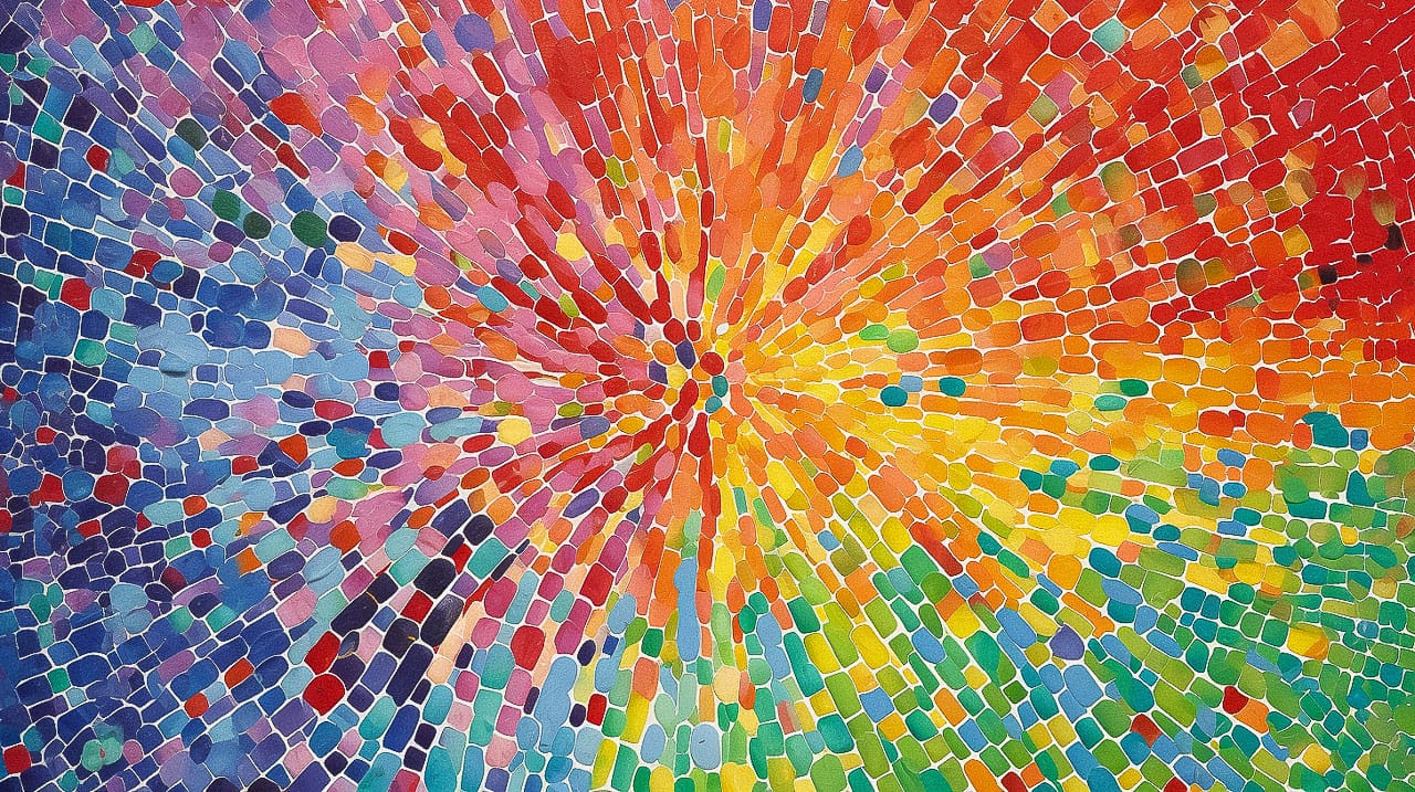 Alma Thomas Midjourney style | Andrei Kovalev's Midlibrary