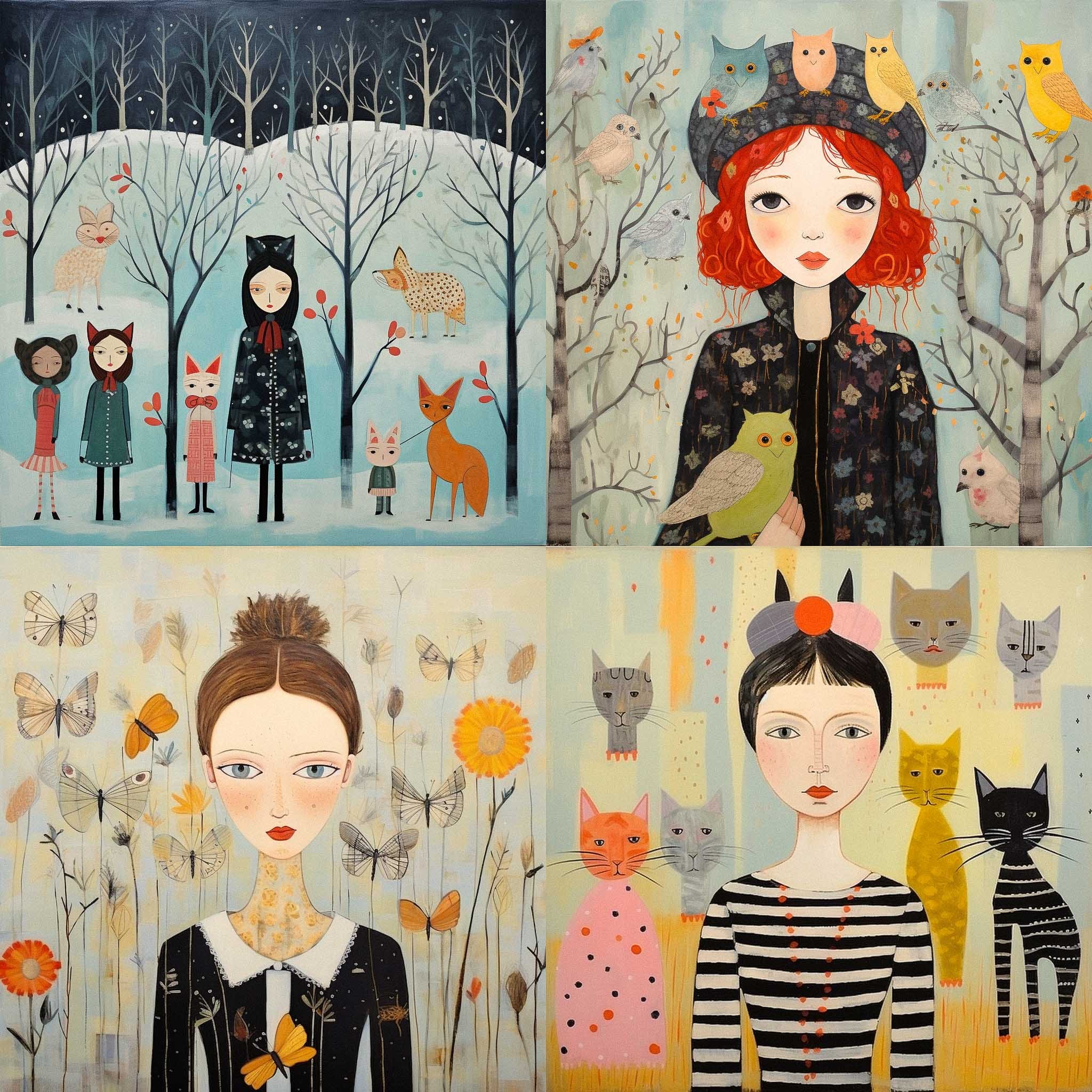 Midjourney AI Styles featuring Cute | Andrei Kovalev's Midlibrary