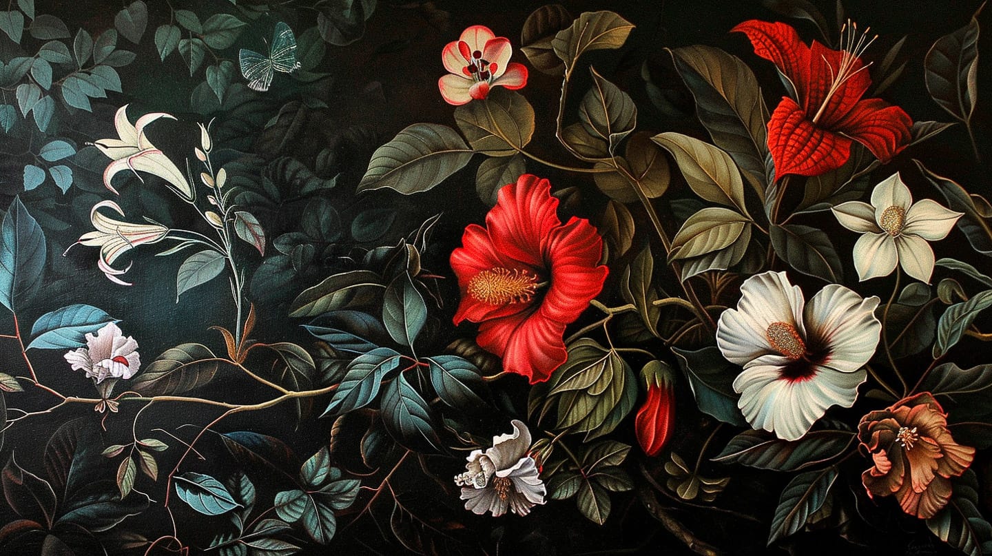 Mary Delany Midjourney style | Andrei Kovalev's Midlibrary