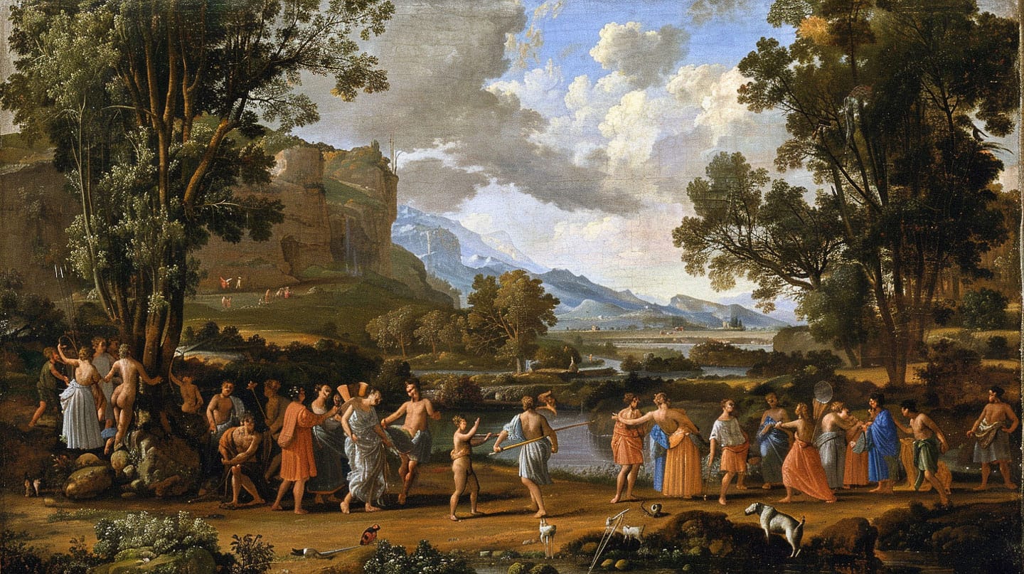 Nicolas Poussin Midjourney style | Andrei Kovalev's Midlibrary