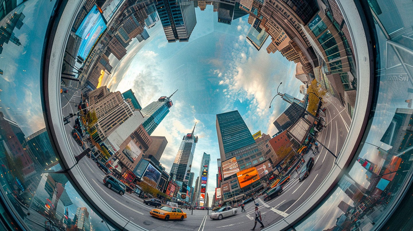 Fish-eye view Midjourney style | Andrei Kovalev's Midlibrary