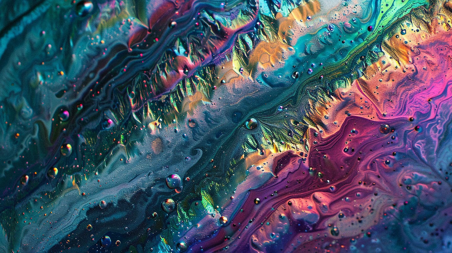 Iridescent colors Midjourney style | Andrei Kovalev's Midlibrary