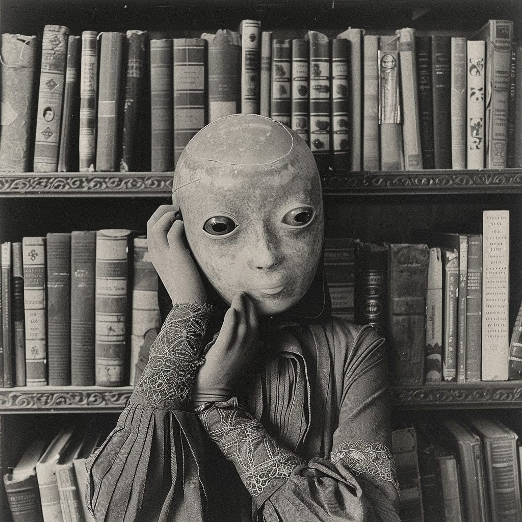 Claude Cahun Midjourney style | Andrei Kovalev's Midlibrary