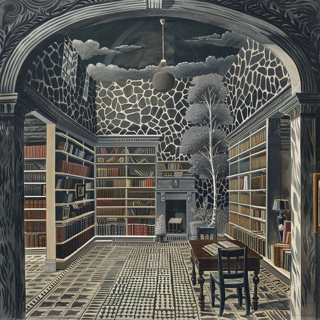 Eric Ravilious Midjourney style | Andrei Kovalev's Midlibrary